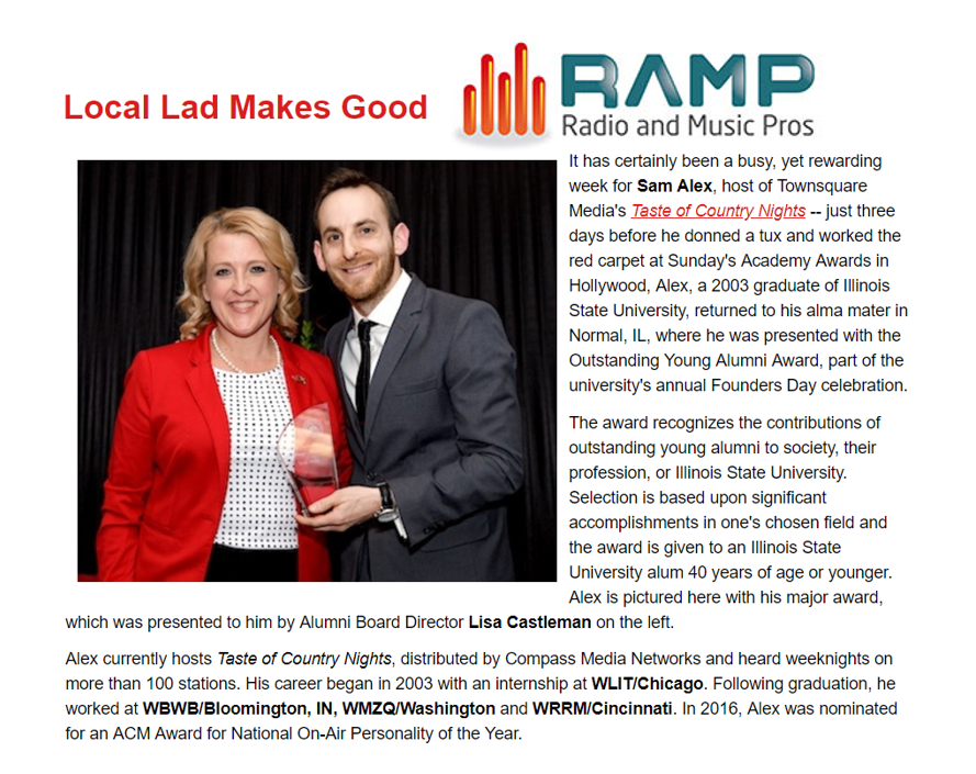 SAM ALEX – RADIO & TV HOST